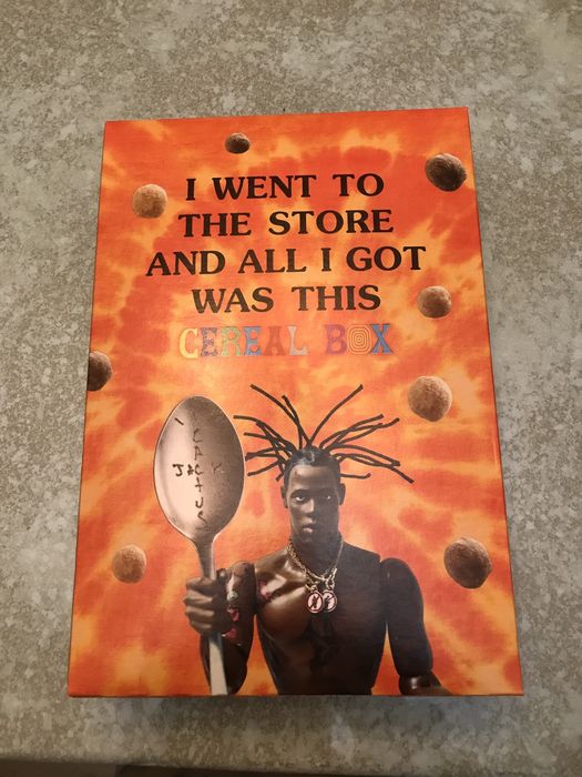 Travis Scott Travis Scott Cereal box | Grailed Travis Scott Travis Scott Cereal box | Grailed