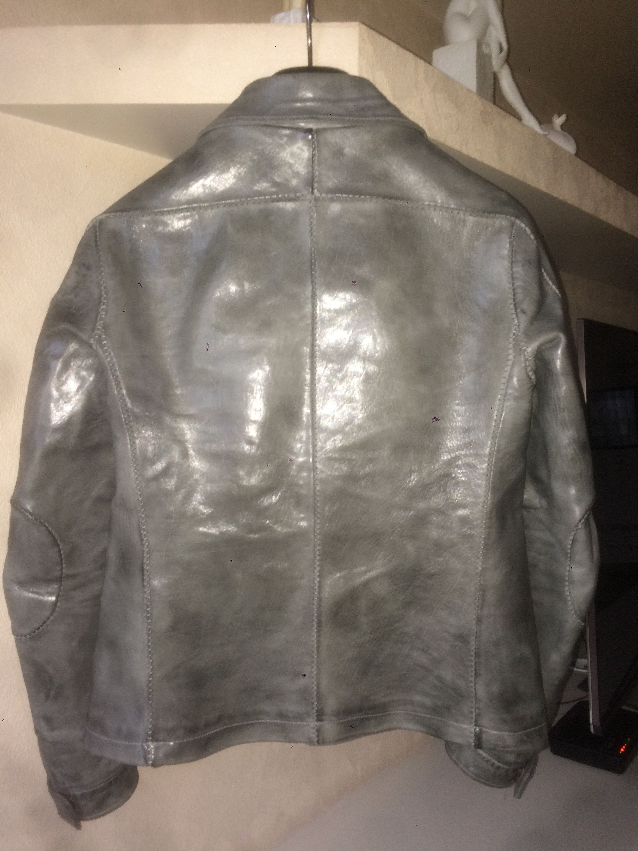 Carol Christian Poell LM/2198 CORS-PTC/19 Overlock Horse Leather Jacket ...