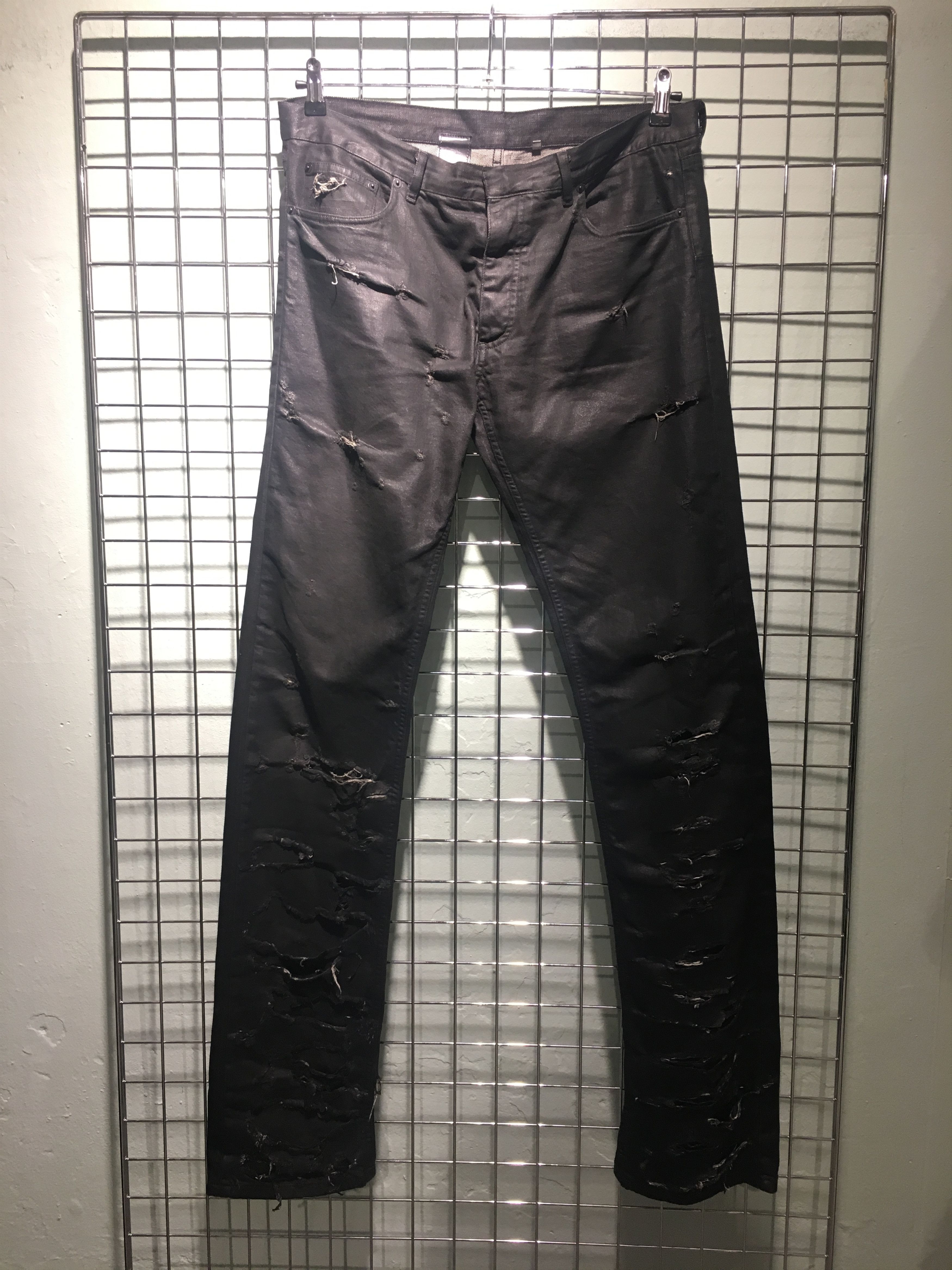 Dior × Hedi Slimane Dior Homme Hedi Slimane SS 2004 Strip Destroyed ...