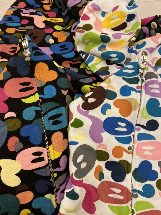 Bape Bape baby milo Multi Camo Jacket hoodie Kanye Pharrell Nigo | Grailed