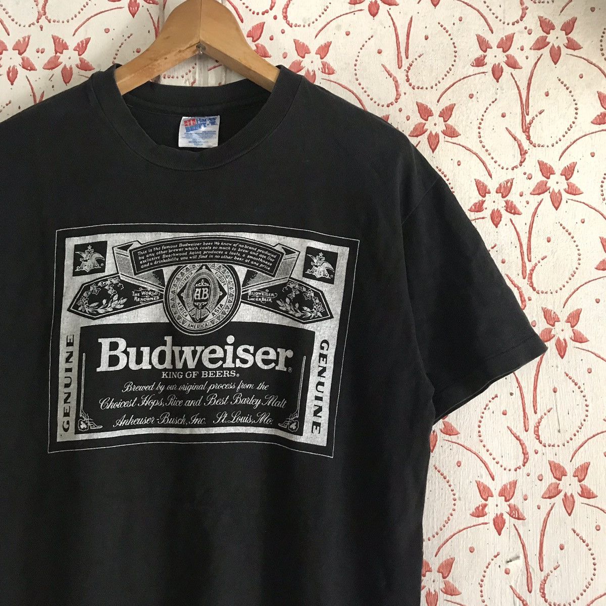 Budweiser × Vintage Vintage Budweiser American Beer Advertisement 90s M ...