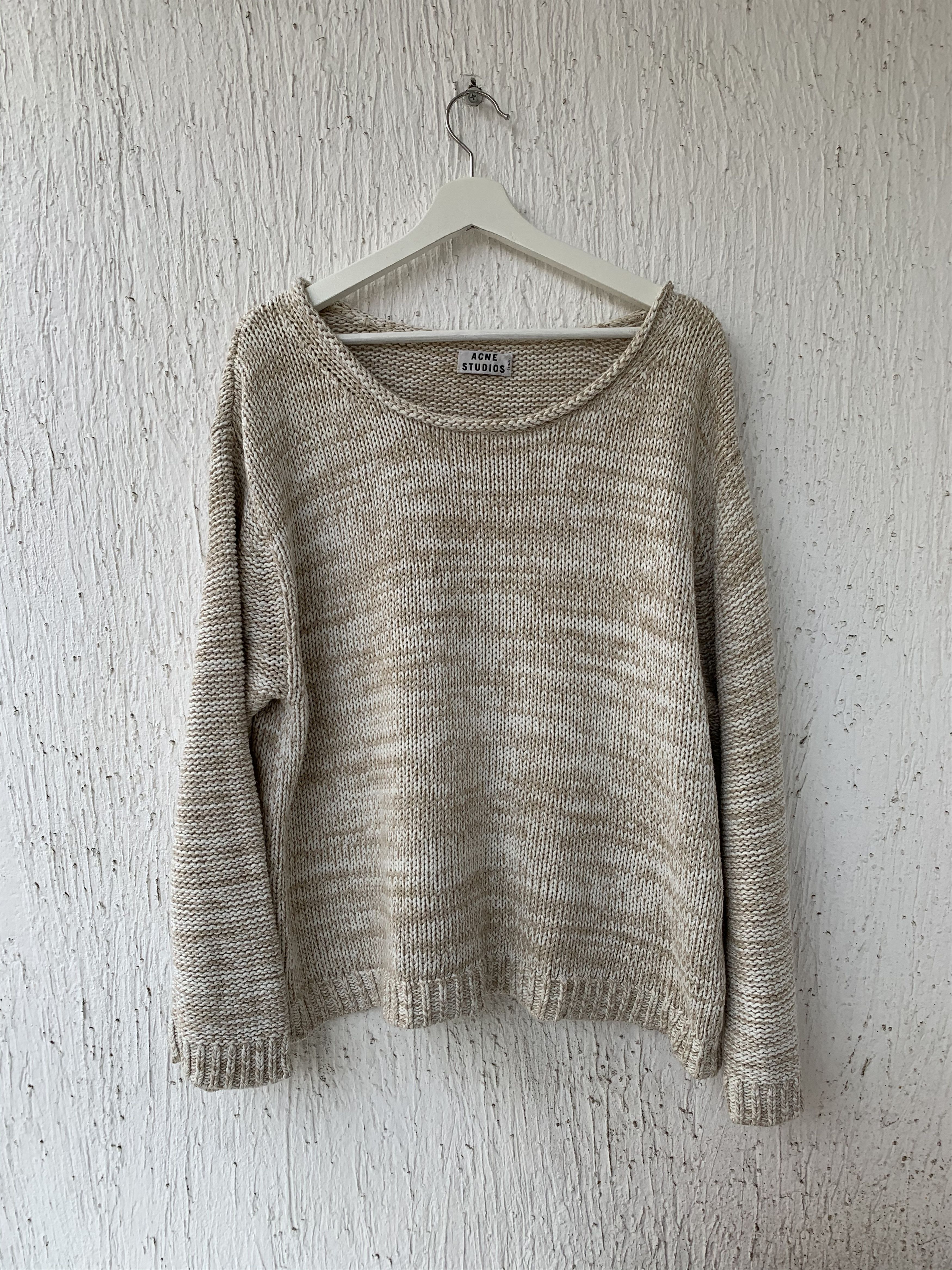 Acne Studios textured knit swearer | Grailed