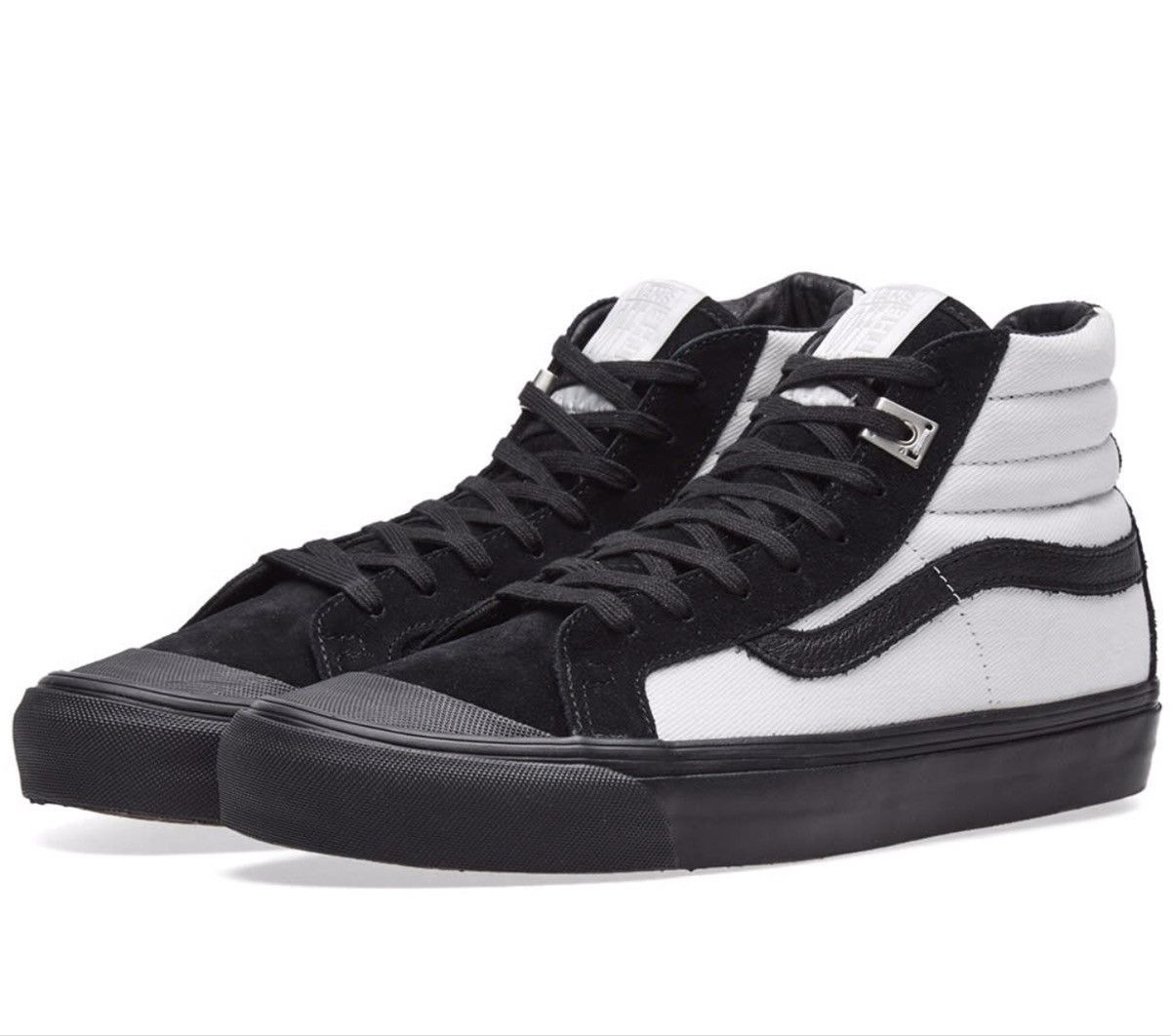 Alyx × Vans Alyx x Vans Style 138 LX SK8-Hi Black and White Sneakers ...