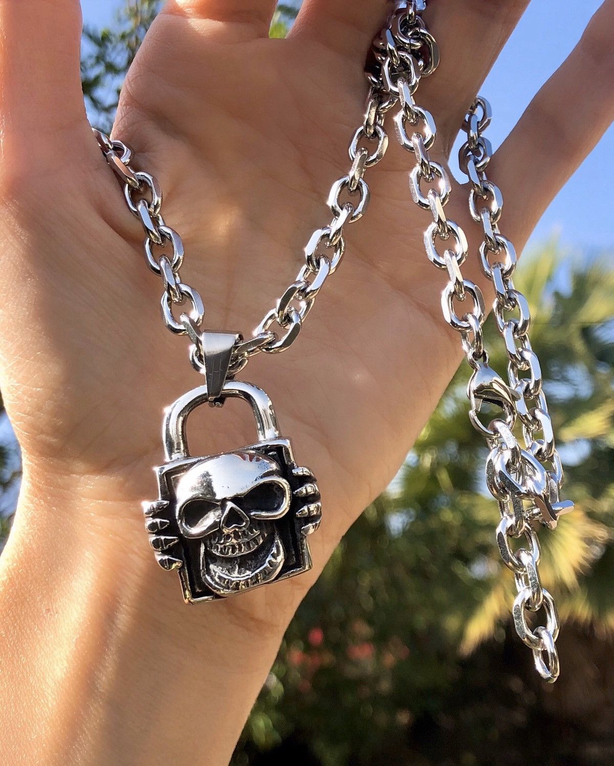 Custom LOCK NECKLACE | Grailed