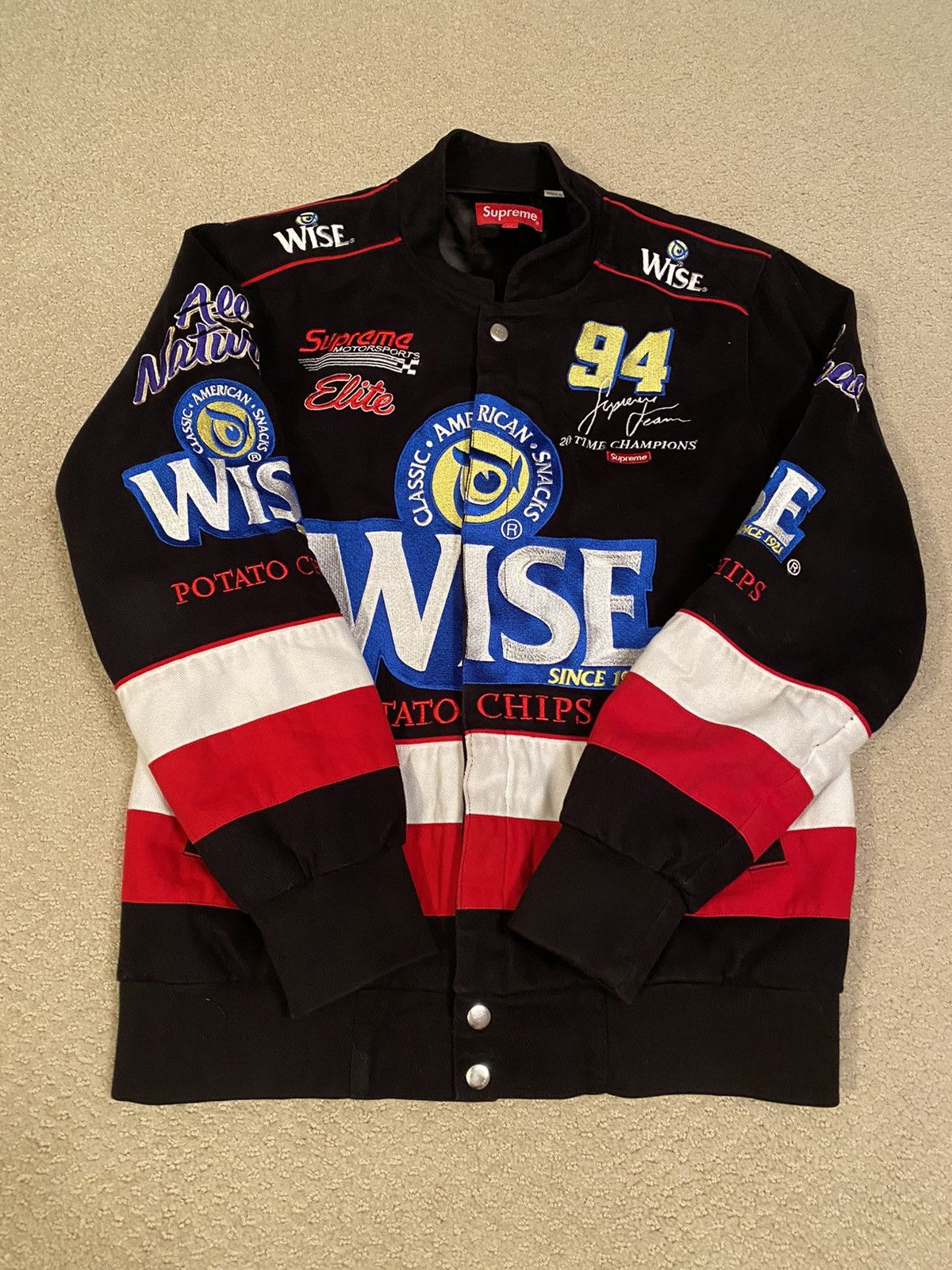 Supreme Supreme WISE Racing Jacket | Grailed