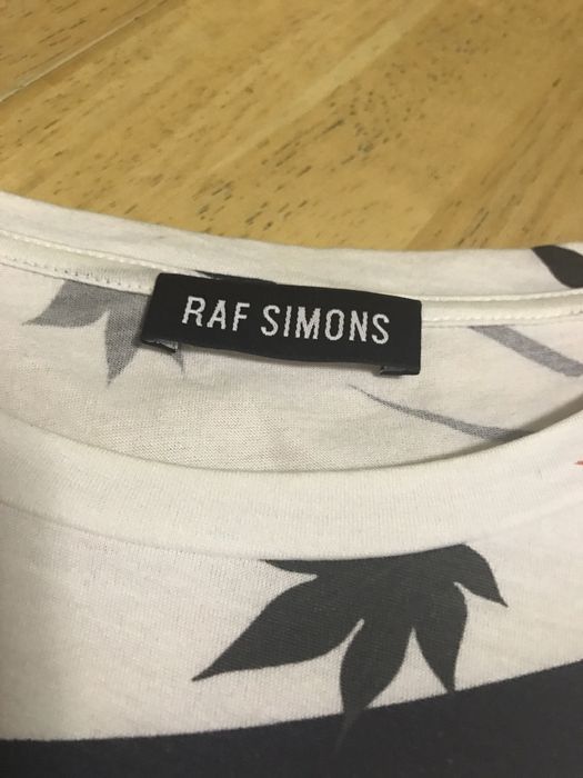 Raf Simons Hand Print Tee | Grailed