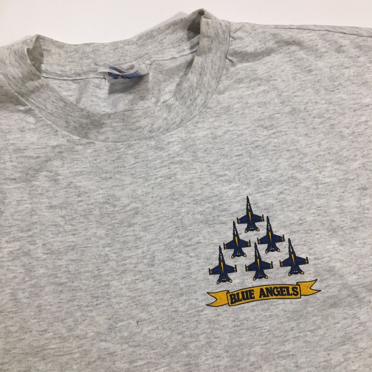 Military × Streetwear × Vintage 90’s Blue Angels Shirt | Grailed