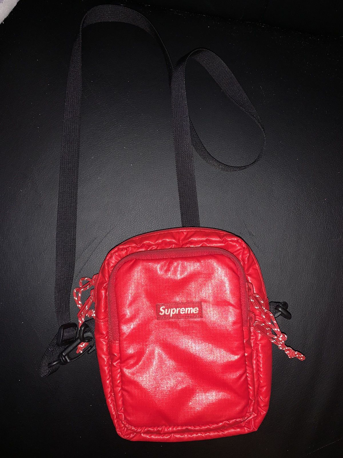 Supreme Red Supreme Shoulder Bag FW17 | Grailed