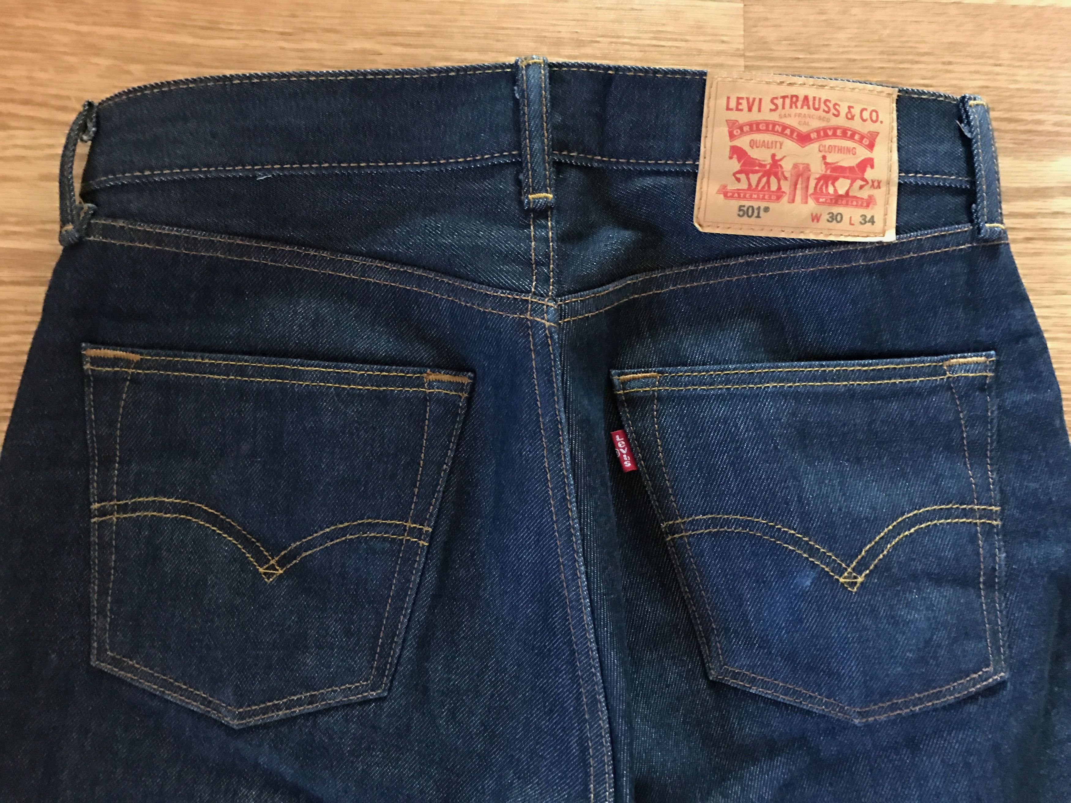 Levi's 501 Rigid STF Shrink to Fit | Grailed