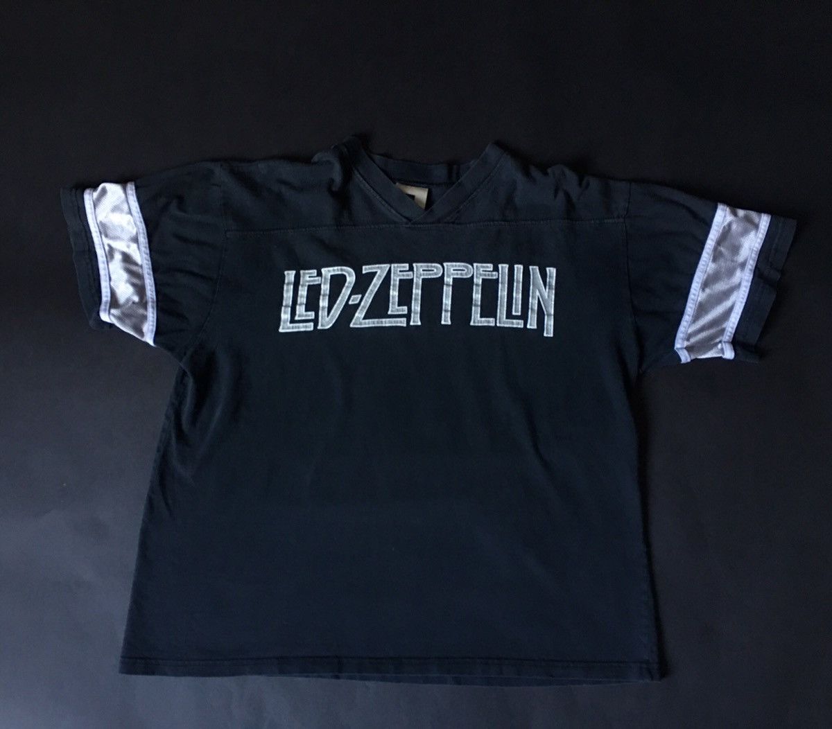 Vintage Led Zeppelin Baseball Jersey 3M Reflective Logo Winterland ...