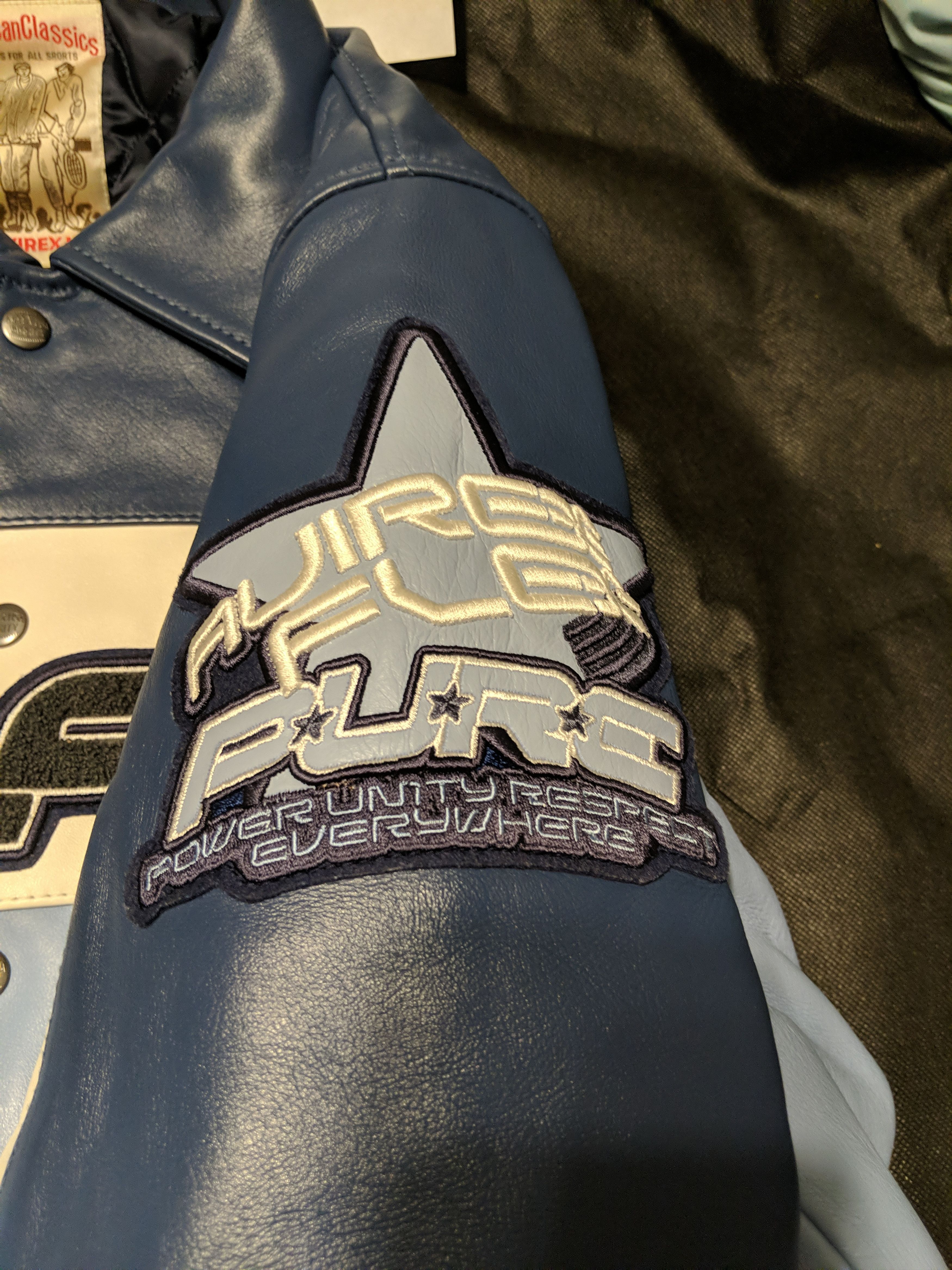 Palace Pure Palace Avirex Jacket - Blue | Grailed Palace Pure Palace Avirex Jacket - Blue | Grailed