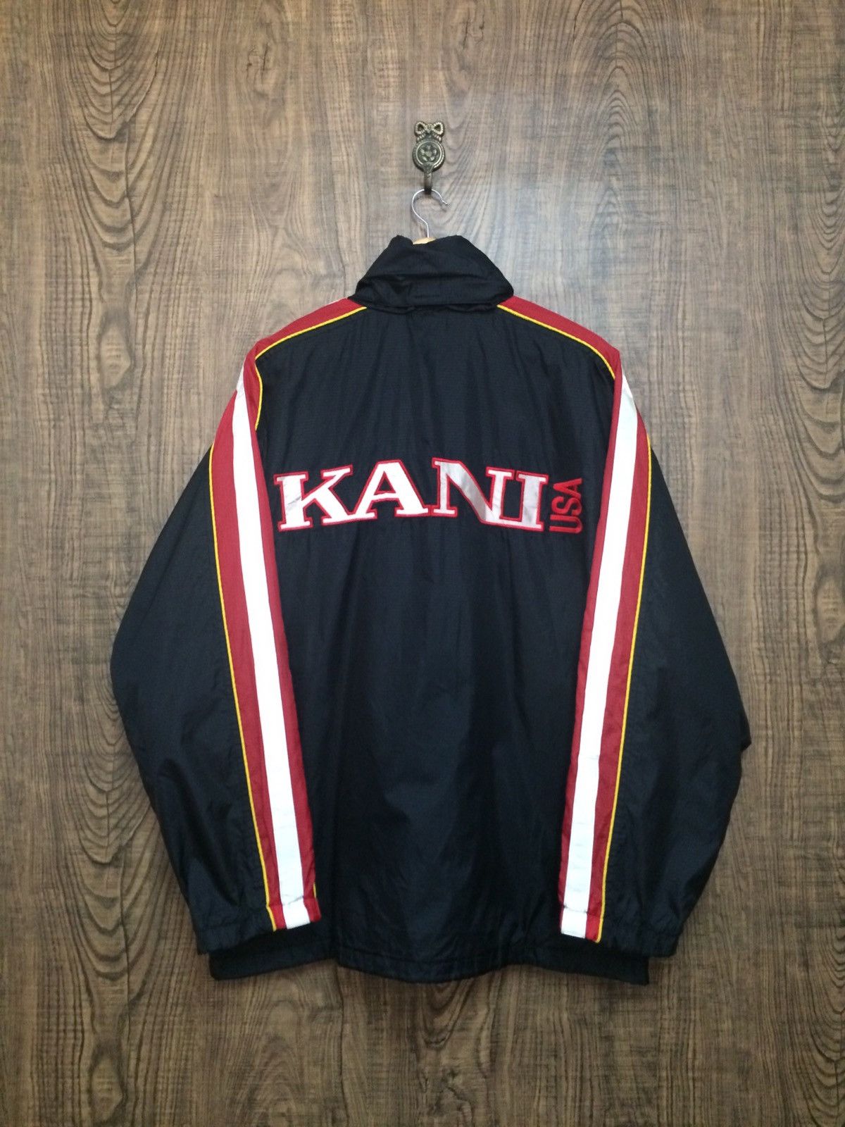Karl Kani VINTAGE KANI SPORT USA JACKET ZIPPER UP MADE IN USA | Grailed