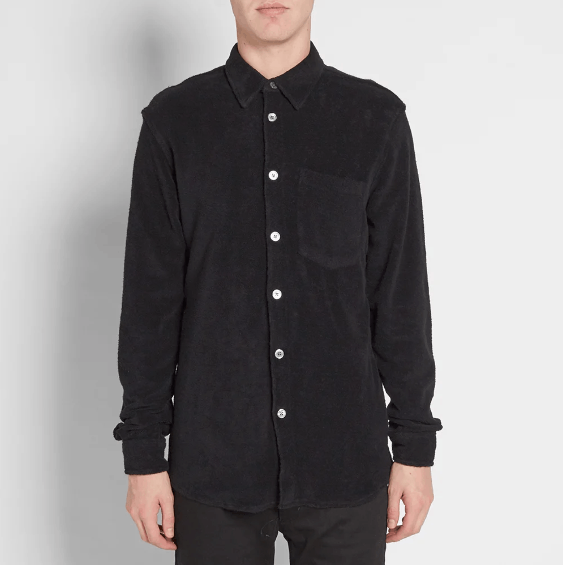 Our Legacy Our Legacy Heavy Terry Shirt - Black | Grailed