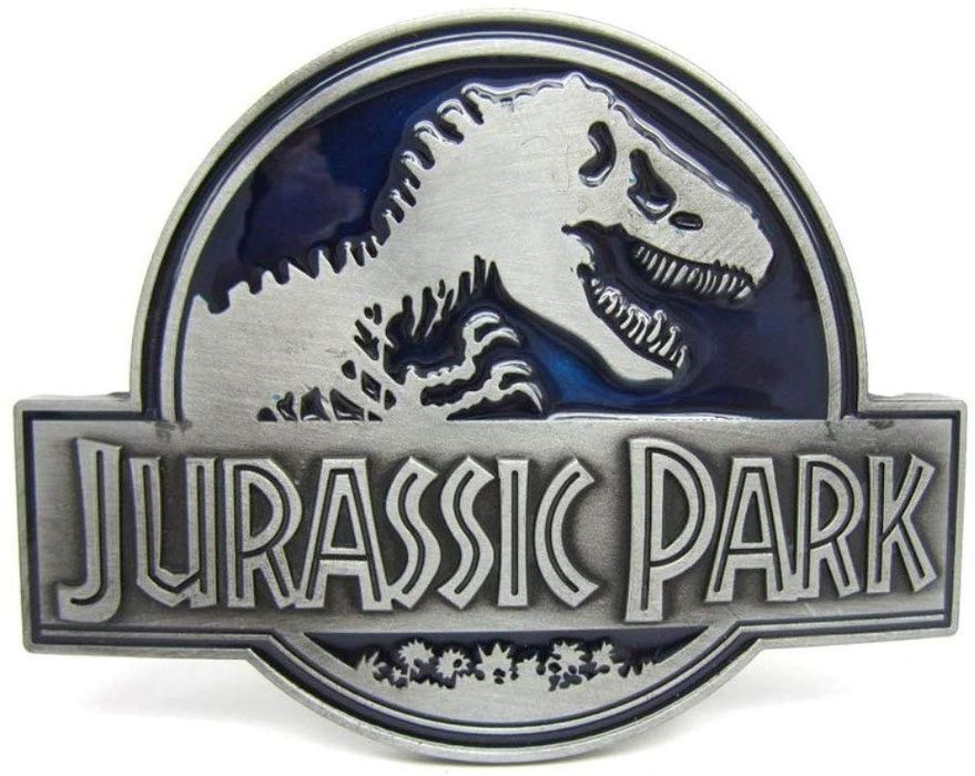 Vintage Tyrannosaurus Rex Jurassic Park Dinosaur Metal Belt Buckle ...