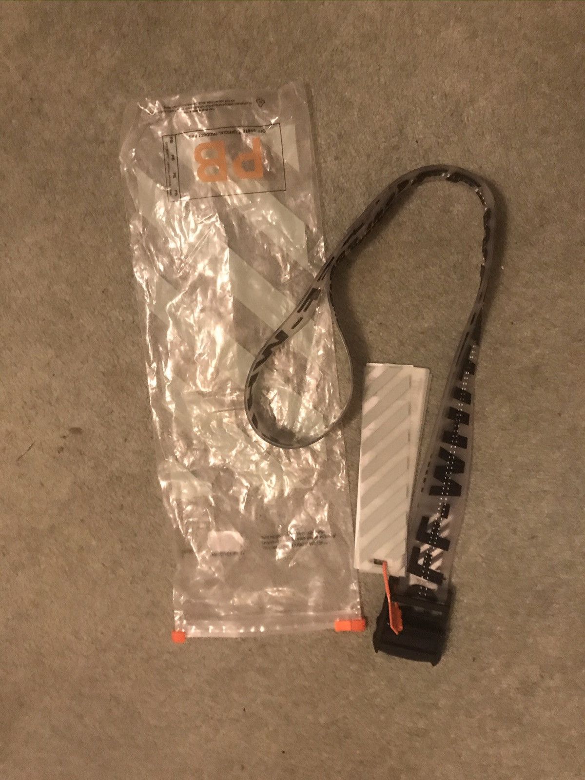 Off-White Off white translucent belt | Grailed