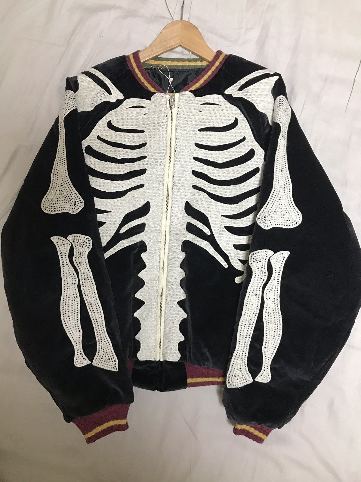 Kapital Skeleton Bomber Jacket | Grailed