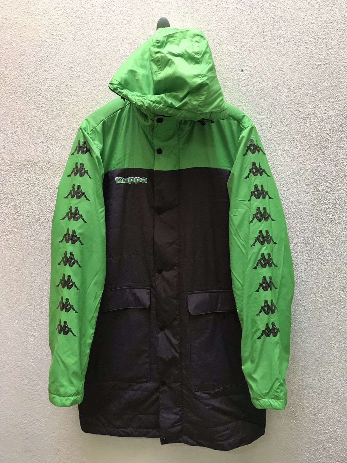 Kappa KAPPA SIDE LOGO BLOCK COLOUR LONG JACKET | Grailed