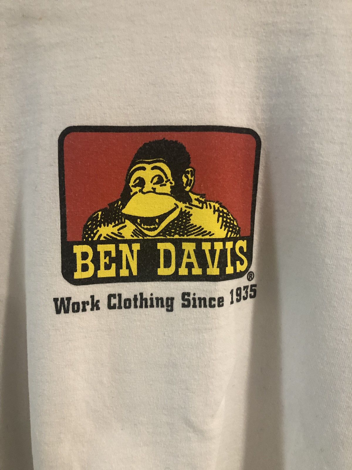 Ben Davis × Vintage 🔥BEN DAVIS WHITE TSHIRT // LOGO BEN DAVIS ...