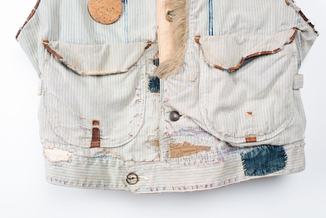 Kapital Folk Patchwork Vest Crazy Details | Grailed