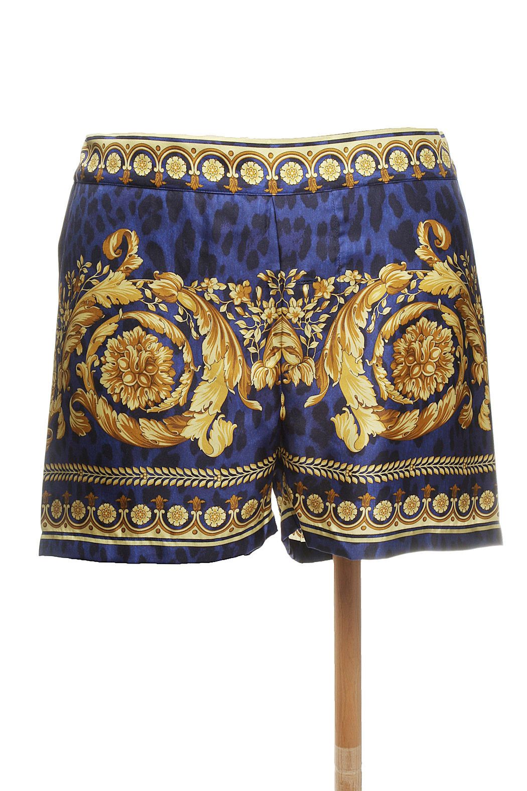 Versace (FULL SET) new VERSACE leopard baroque print silk pyjama shirt ...