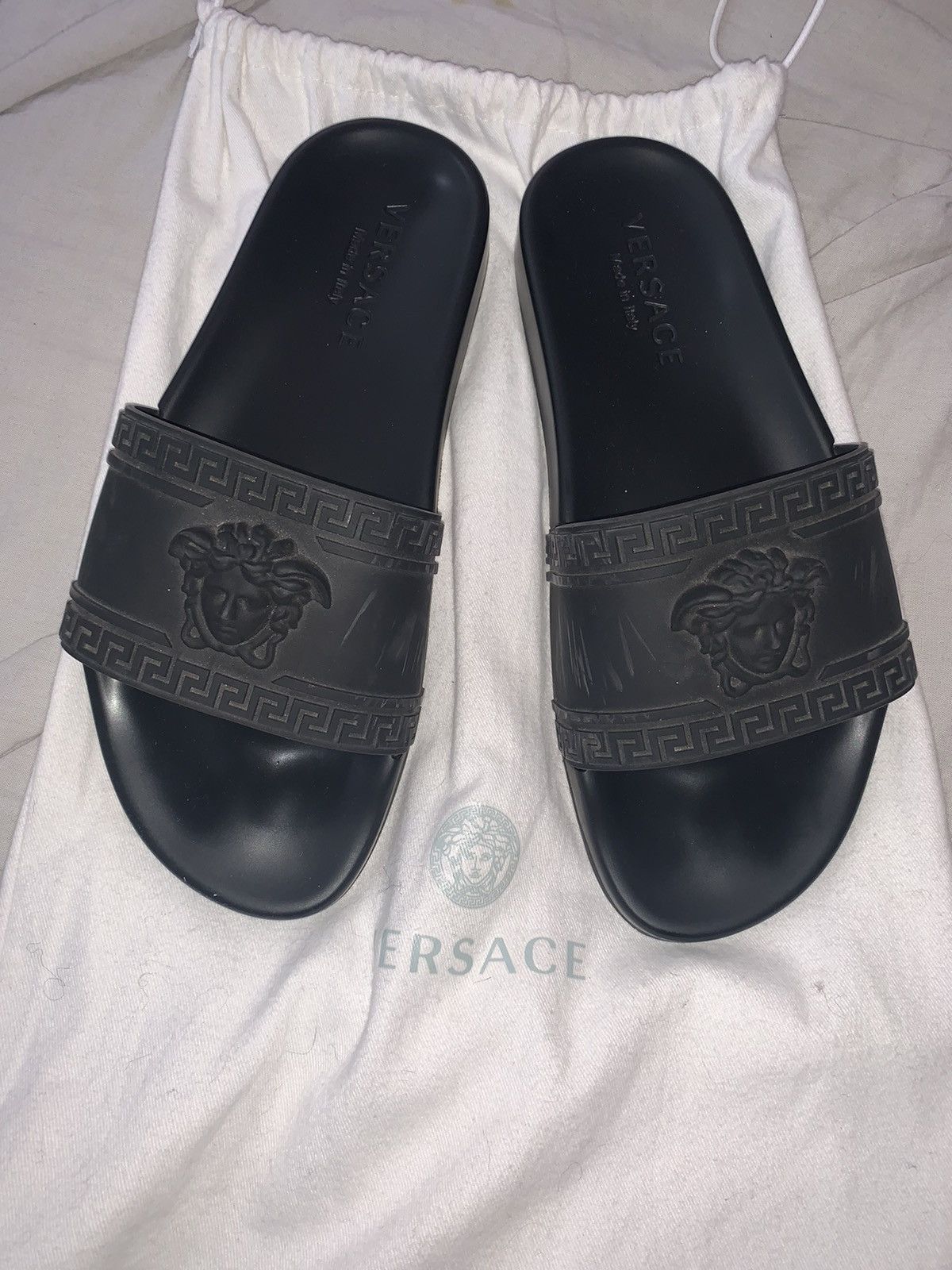 Versace Versace pool slides | Grailed