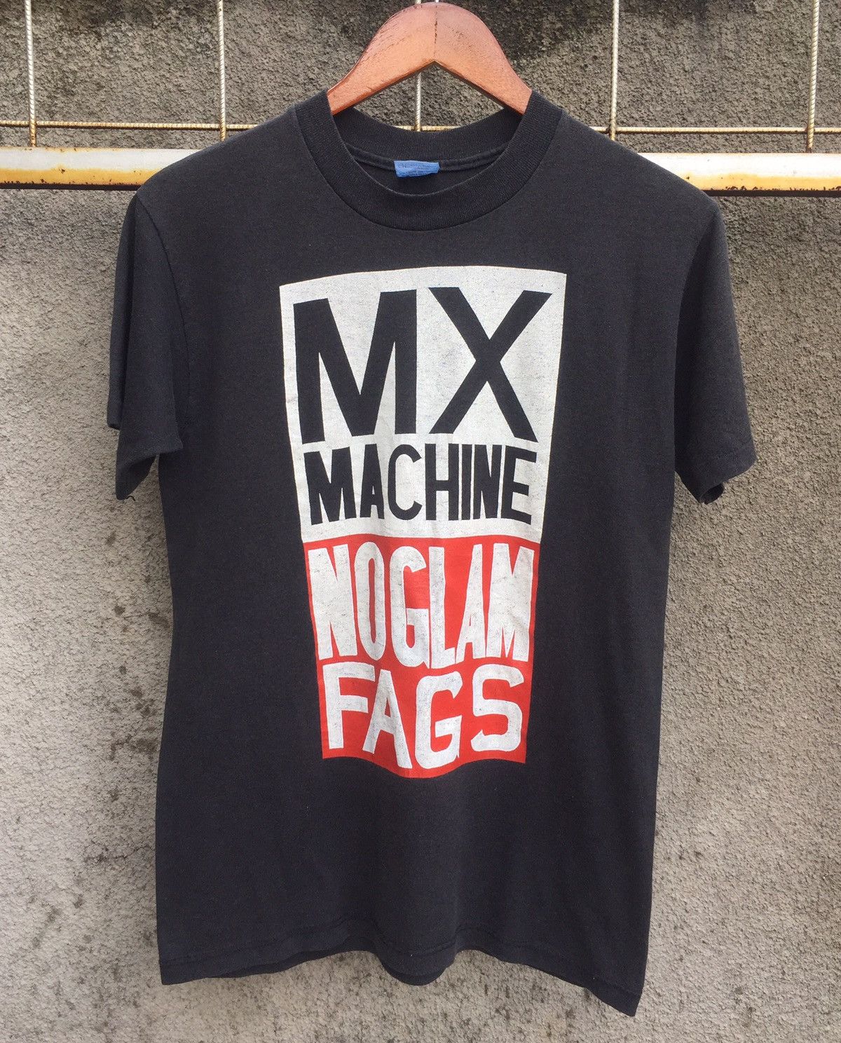 Vintage MX MACHINE Manic Panic THRASH METAL 80s Promo Tee T-Shirt | Grailed