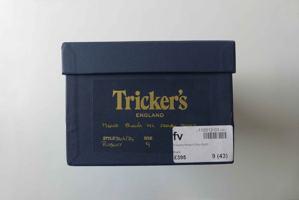 Trickers Trickers Robert Derby Shoes - Black Calf Leather | Grailed