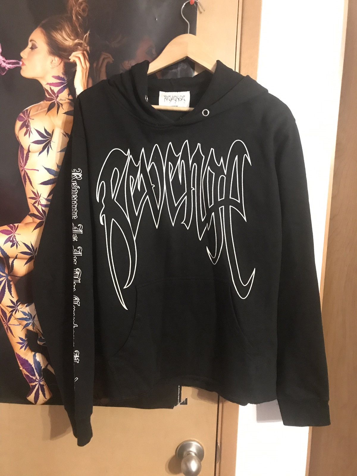 Revenge Revenge White Outline Kill Hoodie XXXTENTACION | Grailed