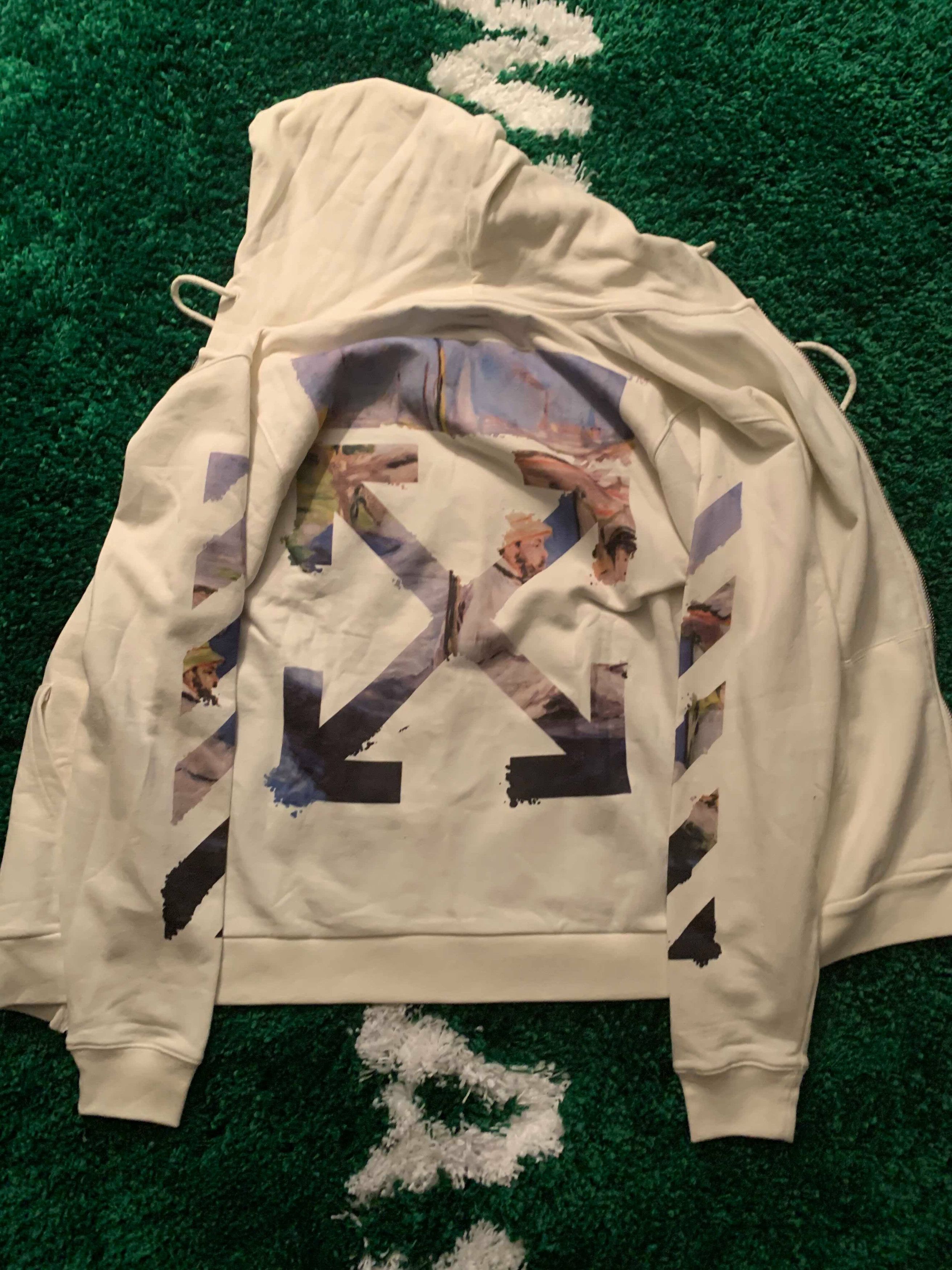Off-White Off white oil painting zip up | Grailed