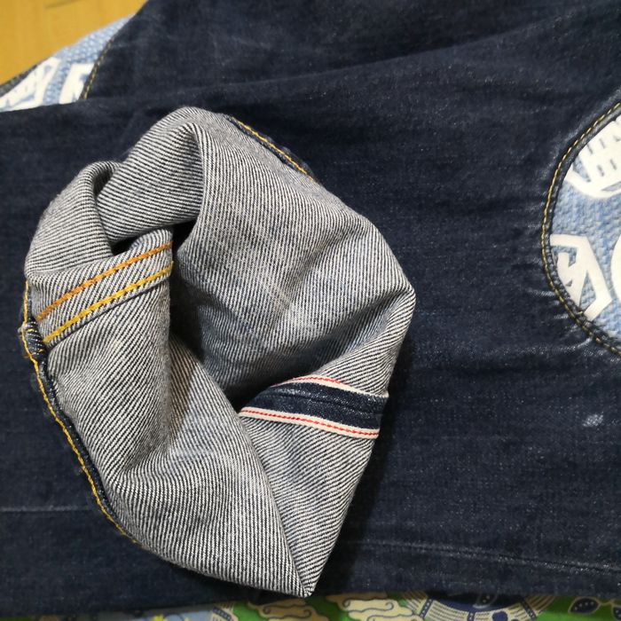 Evisu Evisu Denim Jeans with Mighty Ichiban Daicock | Grailed