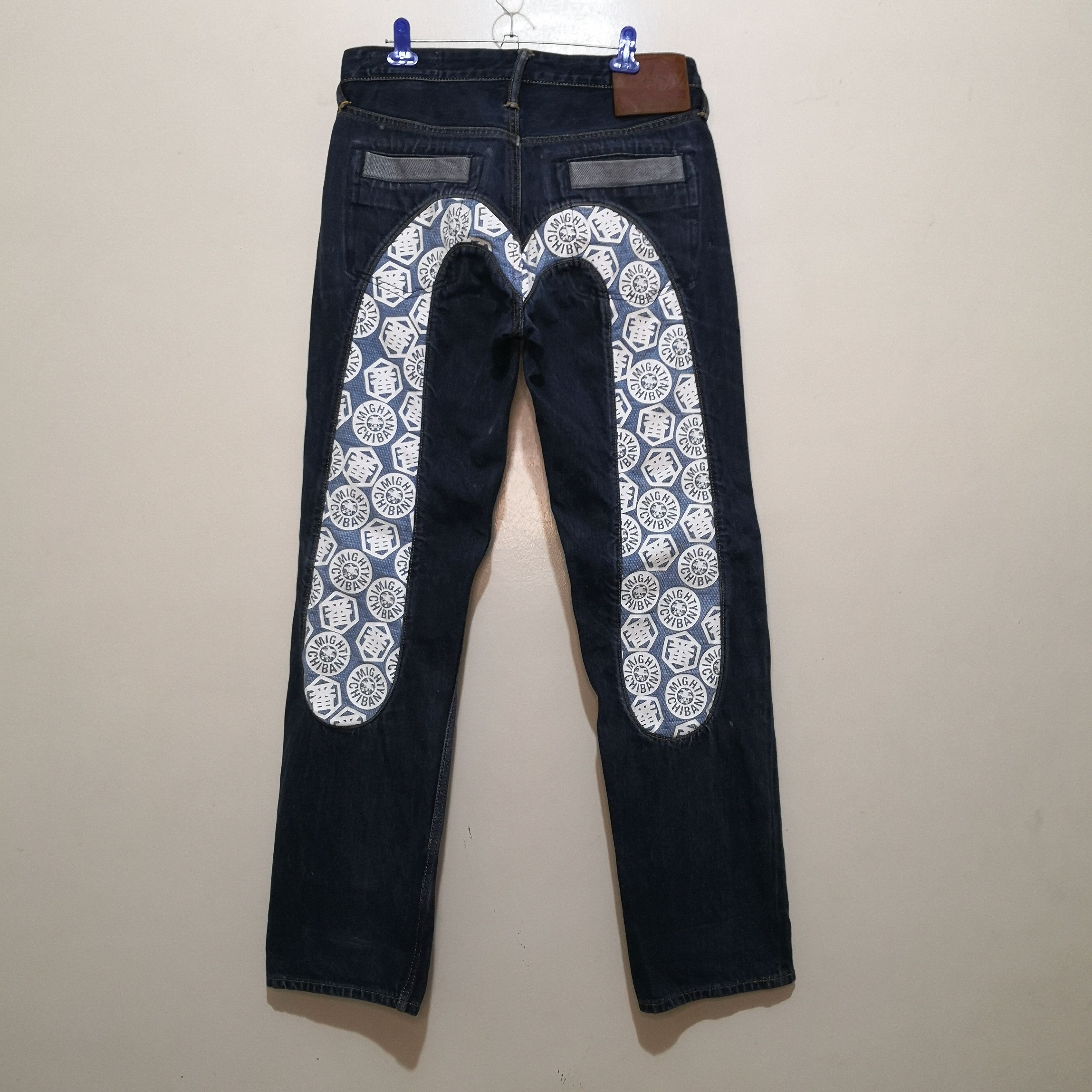 Evisu Evisu Denim Jeans with Mighty Ichiban Daicock | Grailed