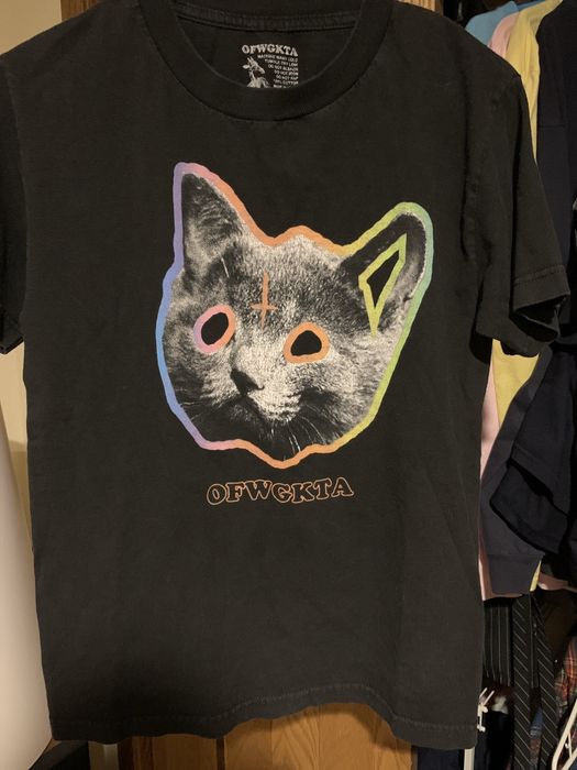 Odd Future Ofwgkta Tron Cat shirt in black | Grailed