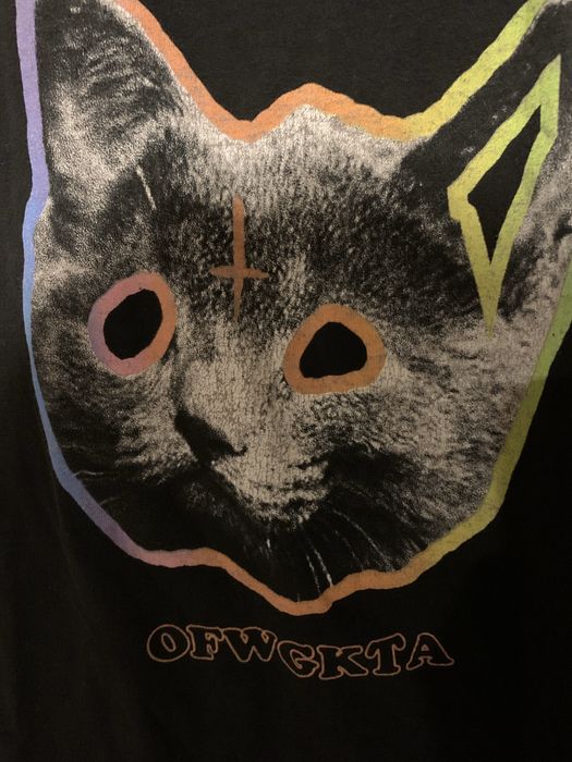 Odd Future Ofwgkta Tron Cat shirt in black | Grailed