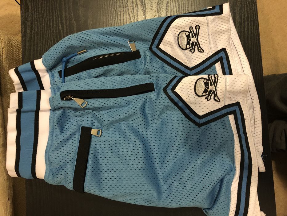 Revenge Revenge Basketball Shorts Ice Blue | Grailed