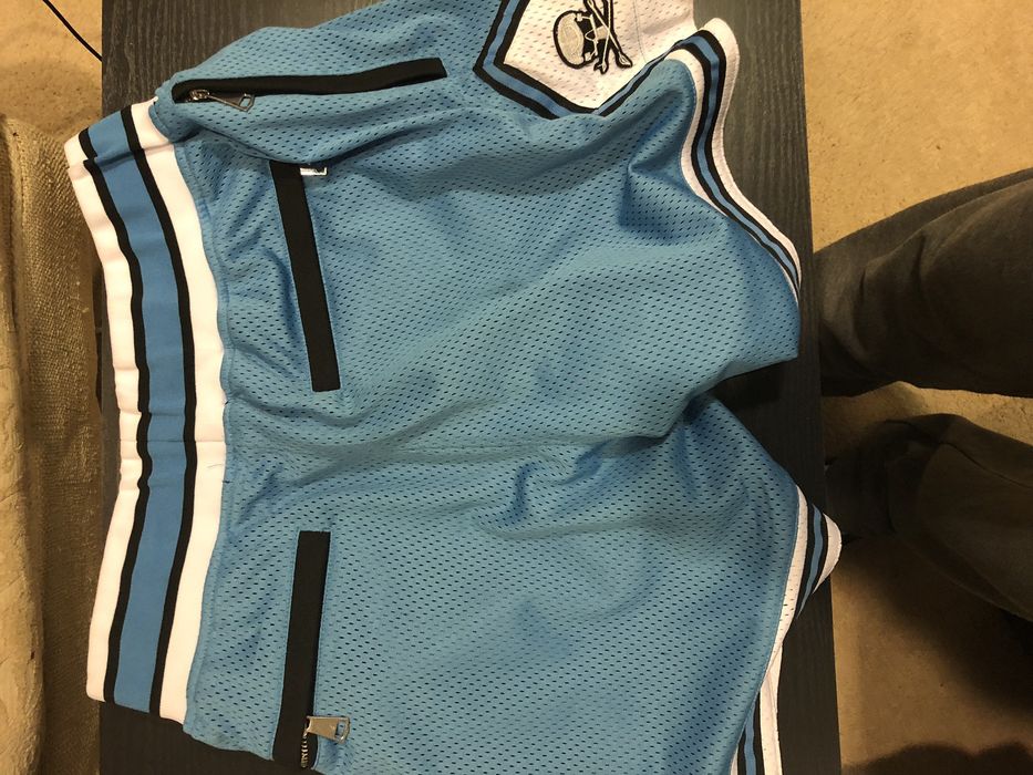 Revenge Revenge Basketball Shorts Ice Blue | Grailed