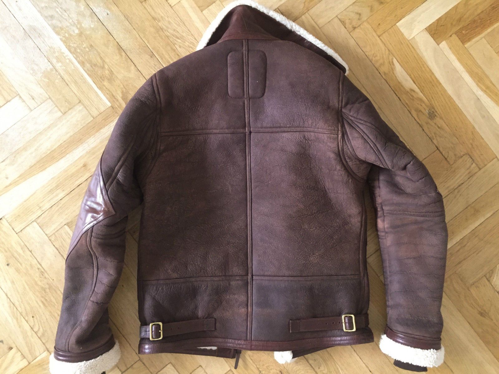 Visvim Patton IT shearling leather jacket | Grailed