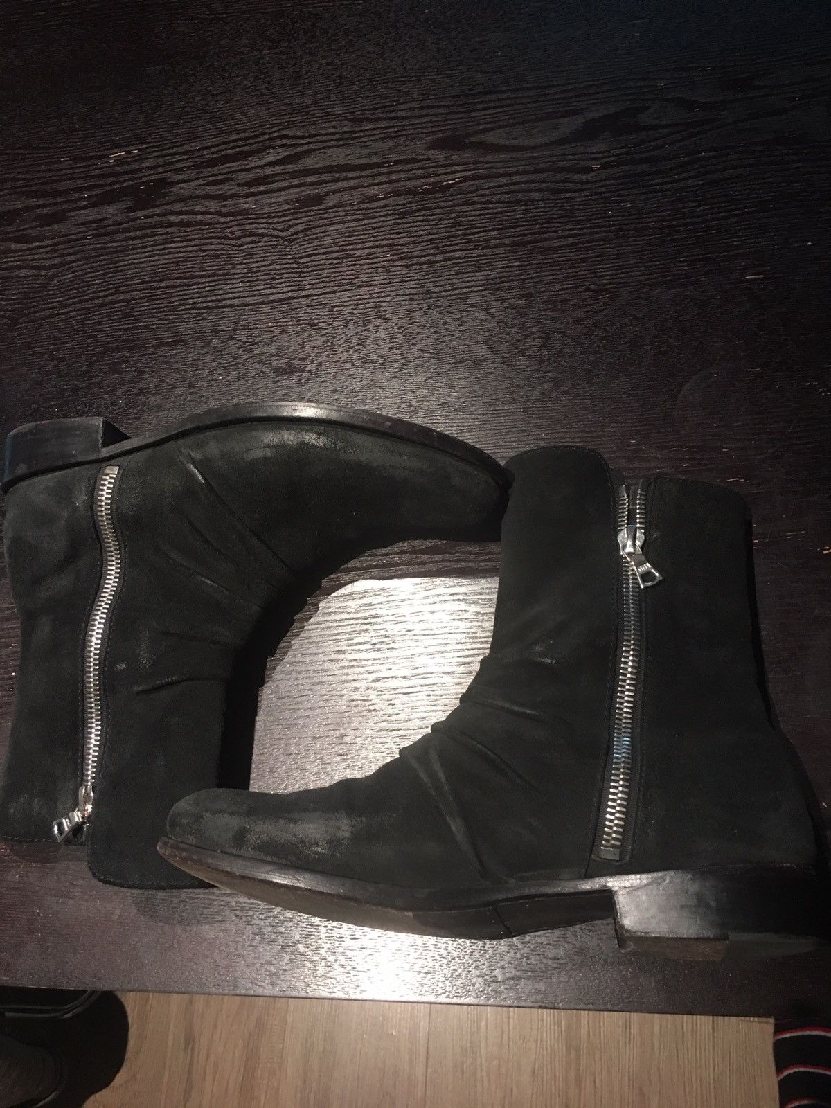 Amiri Amiri Stack boots Oil | Grailed