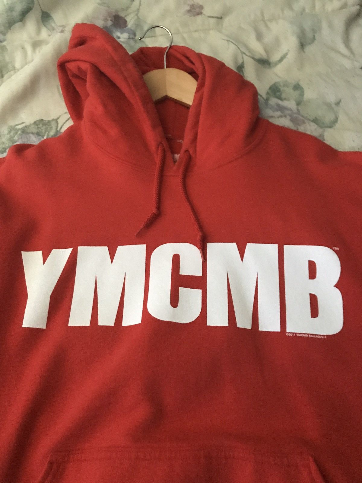 Drake YMCMB Red Hoodie | Grailed