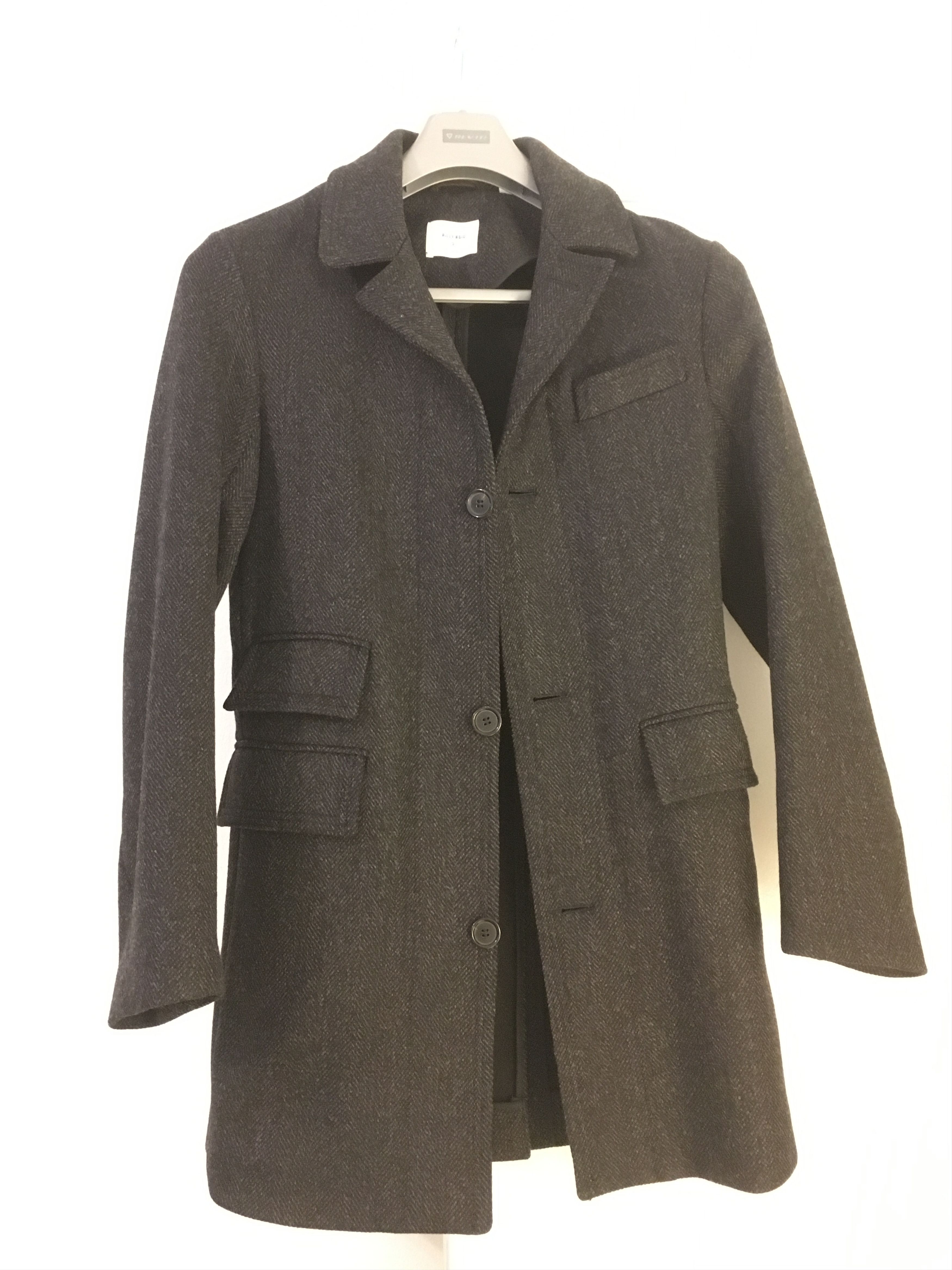 Billy Reid Billy Reid Astor Coat, Herringbone Grey | Grailed