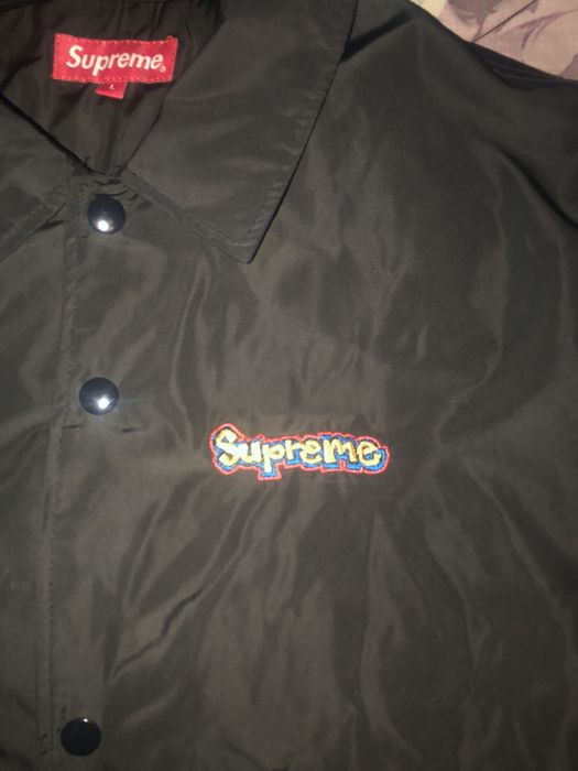 Supreme "World Famous Supreme" Coach Jacket | Grailed