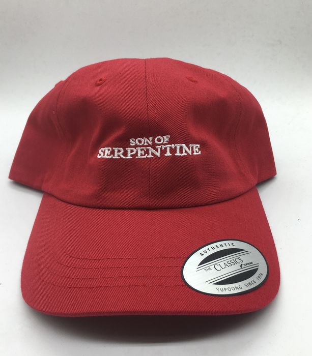 Pouya & $uicideboy$ Merch Ramirez Son Of Serpentine Embroidered Red Dad Hat | Grailed