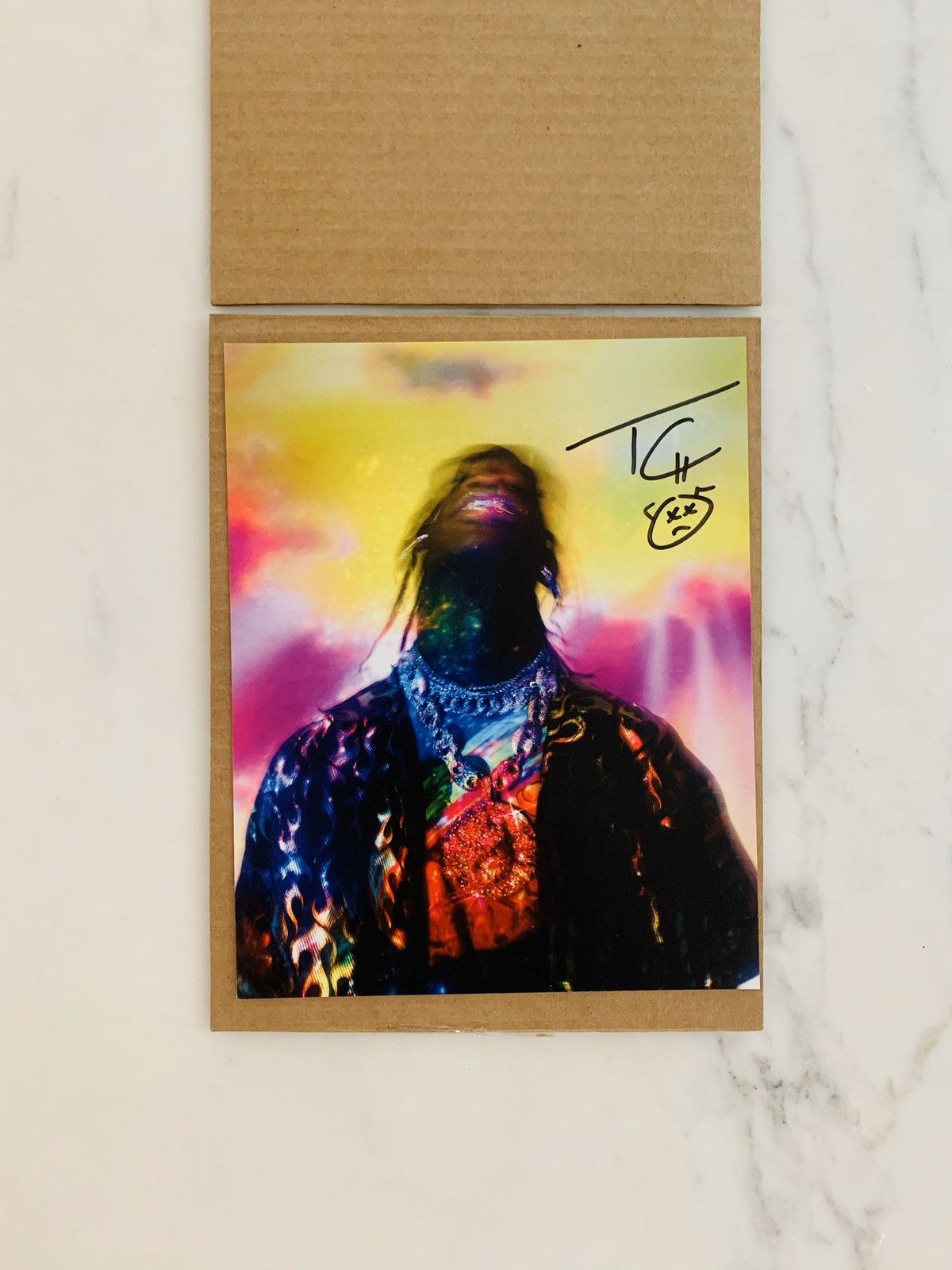 Travis Scott Signed Lithograph | Grailed
