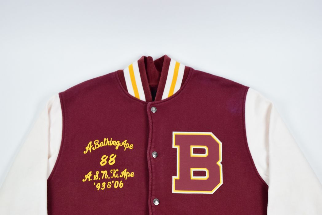 Bape 2006 Bathing Ape College Style Varsity Stadium Jacket | Grailed
