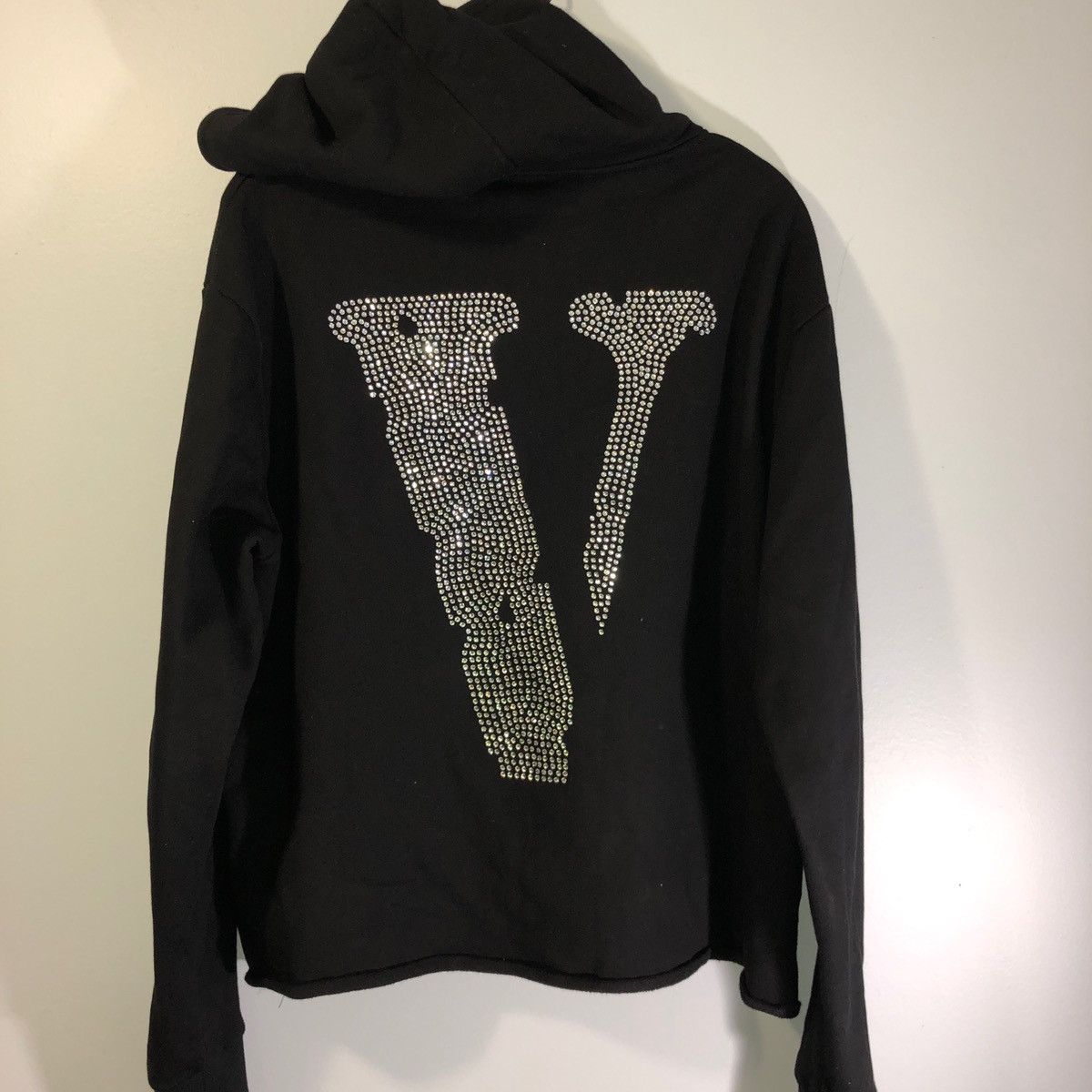 Vlone Friends Rhinestone Hoodie | Grailed