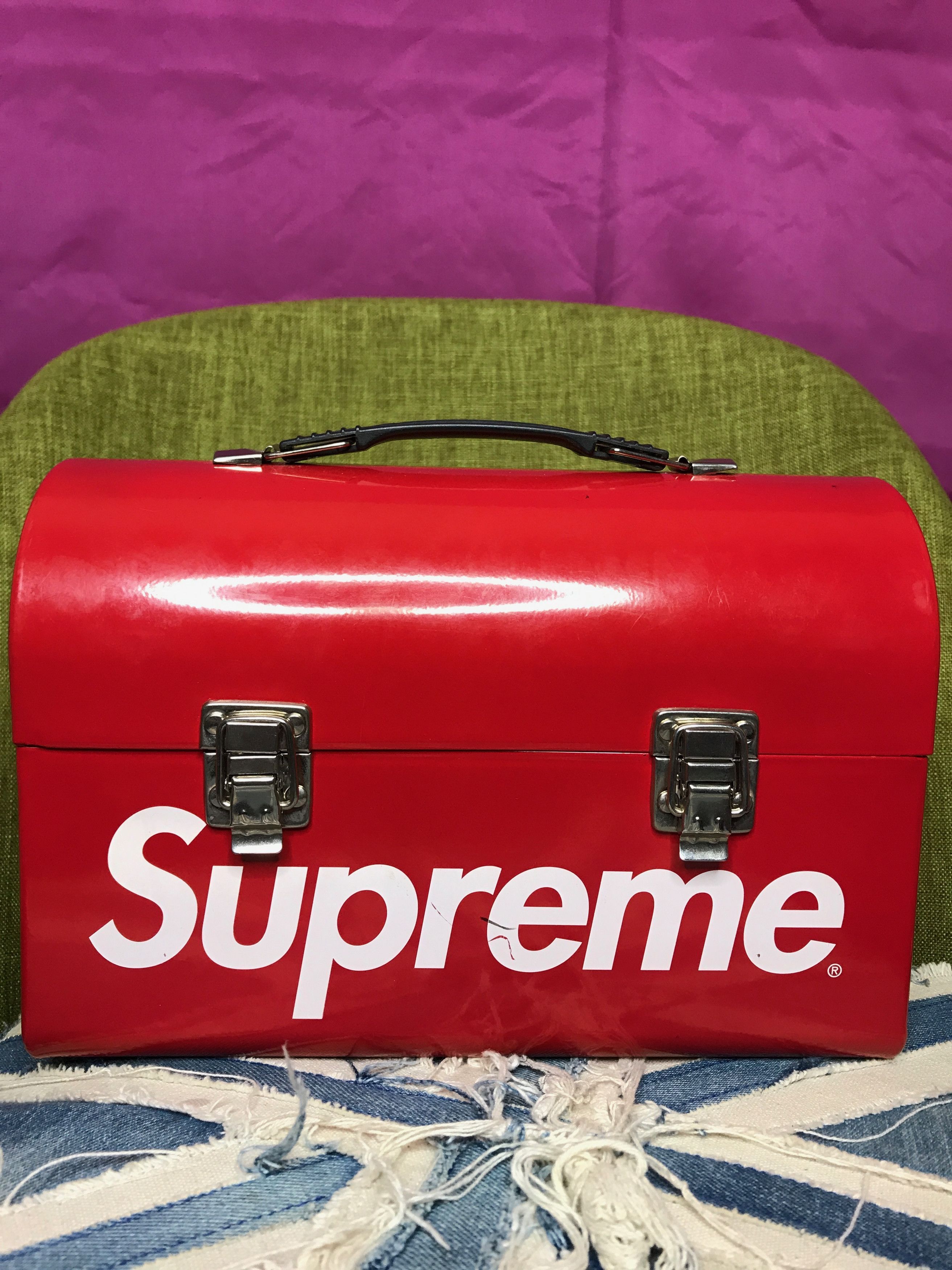 Supreme *Final Drop* Metal Lunch Box | Grailed