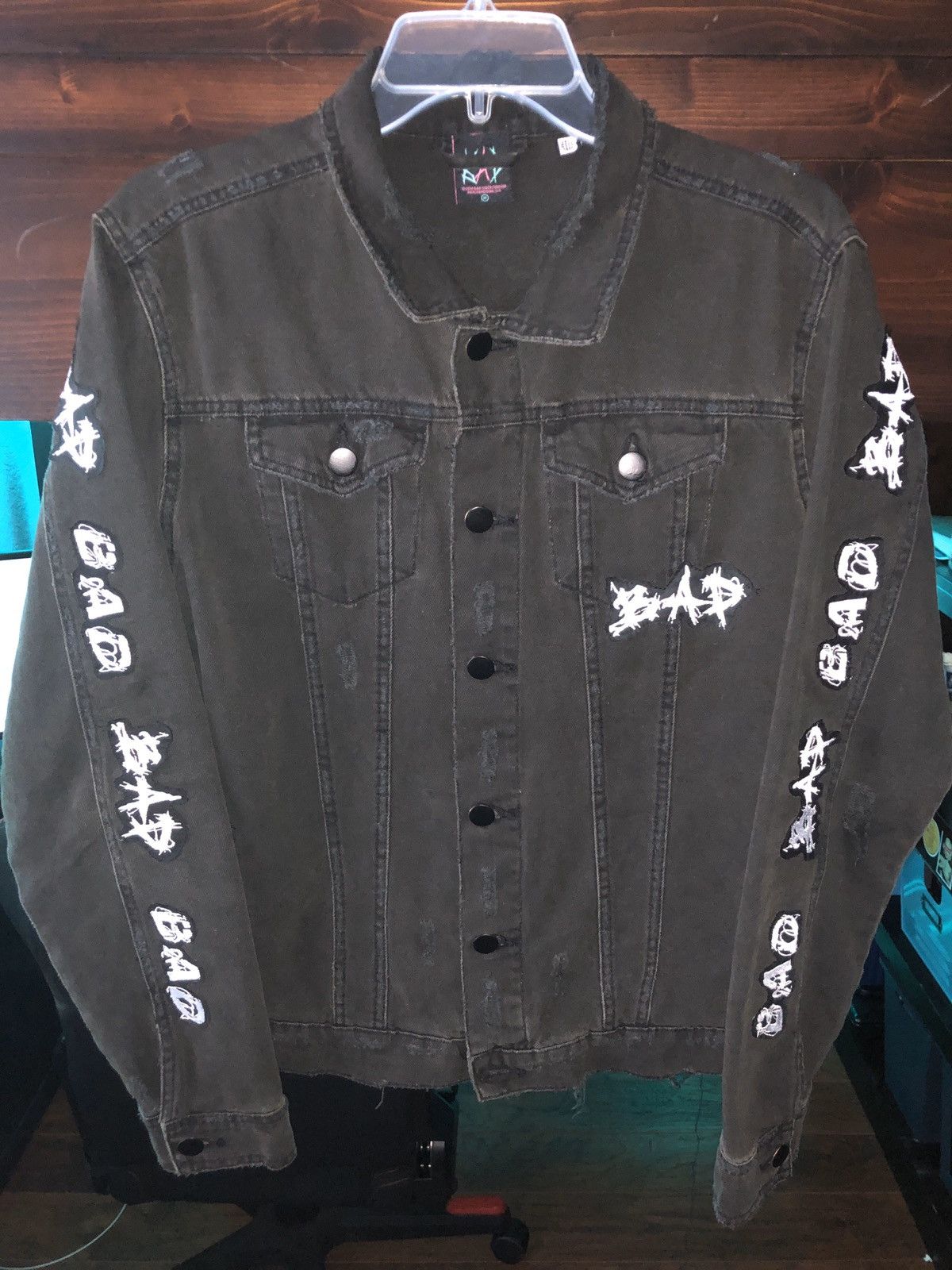 Bad XXXTENTACION Bad Vibes Forever Denim jacket | Grailed