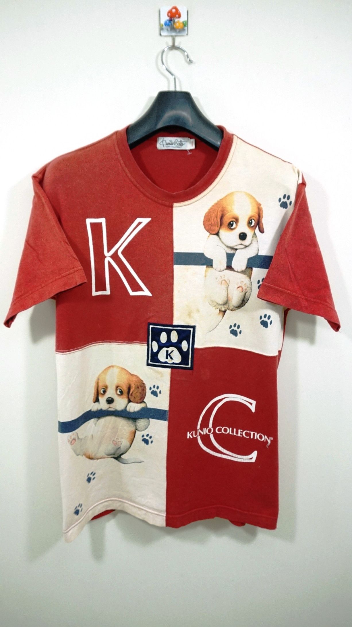 Japanese Brand Kunio Sato Japan Designer Cute Dog T shirt Made In Japan ...