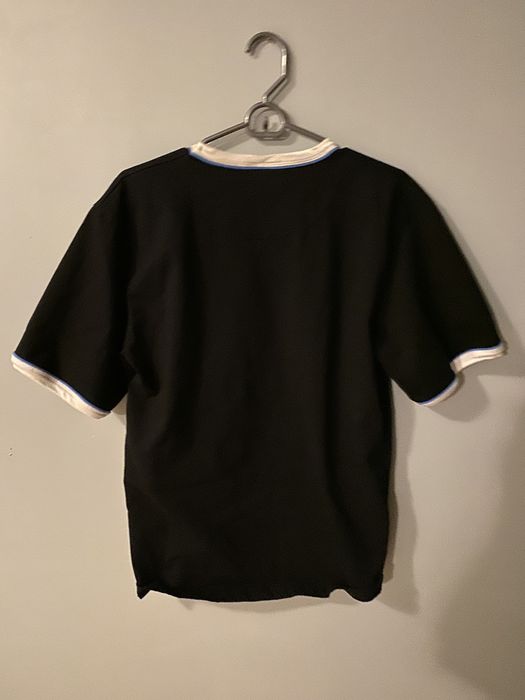 Vintage Detroit Lions Classic Logo Block Lettering Graphic Black Tee ...