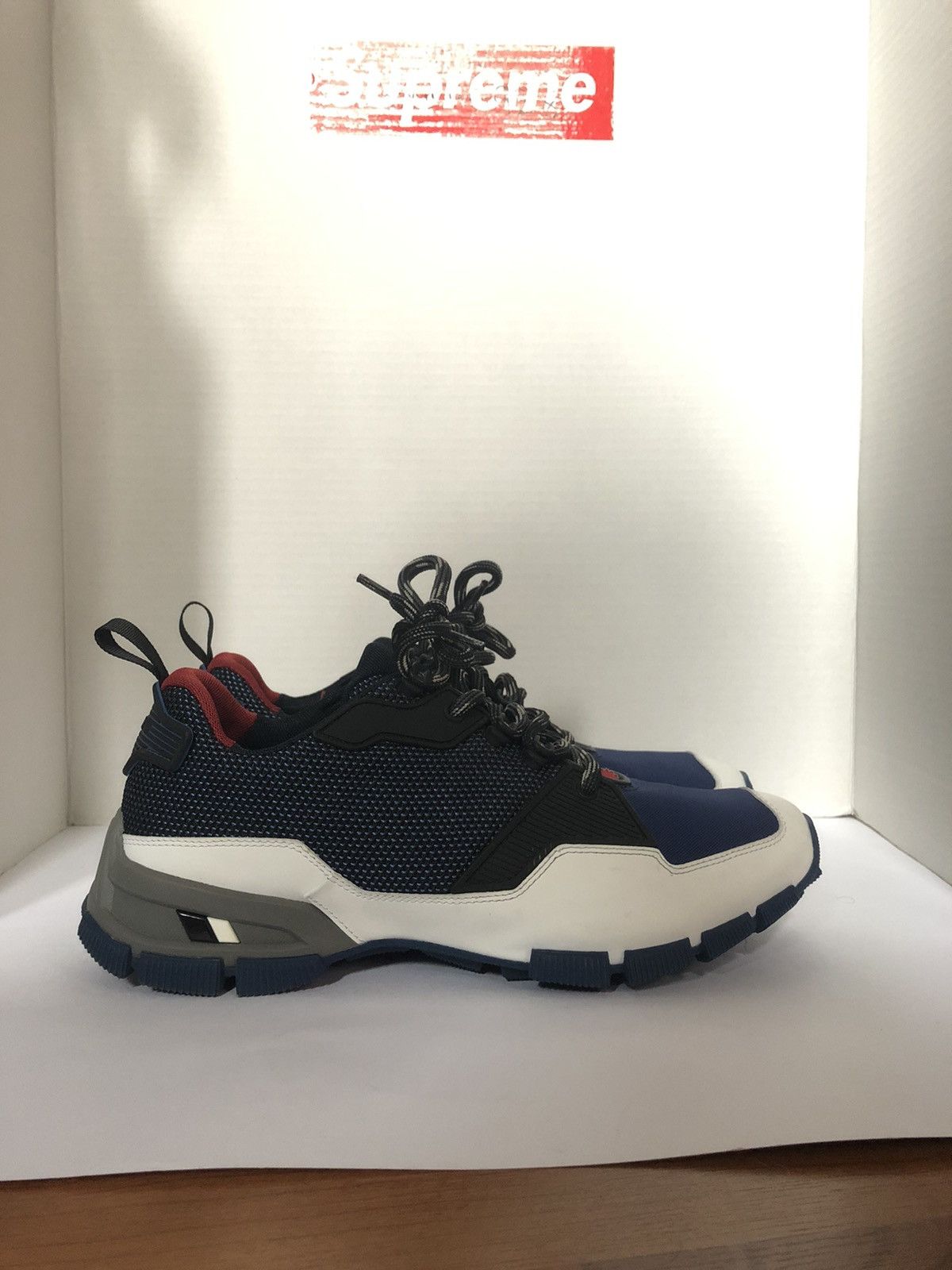 Prada Prada Blue Trail Runner Sneakers | Grailed