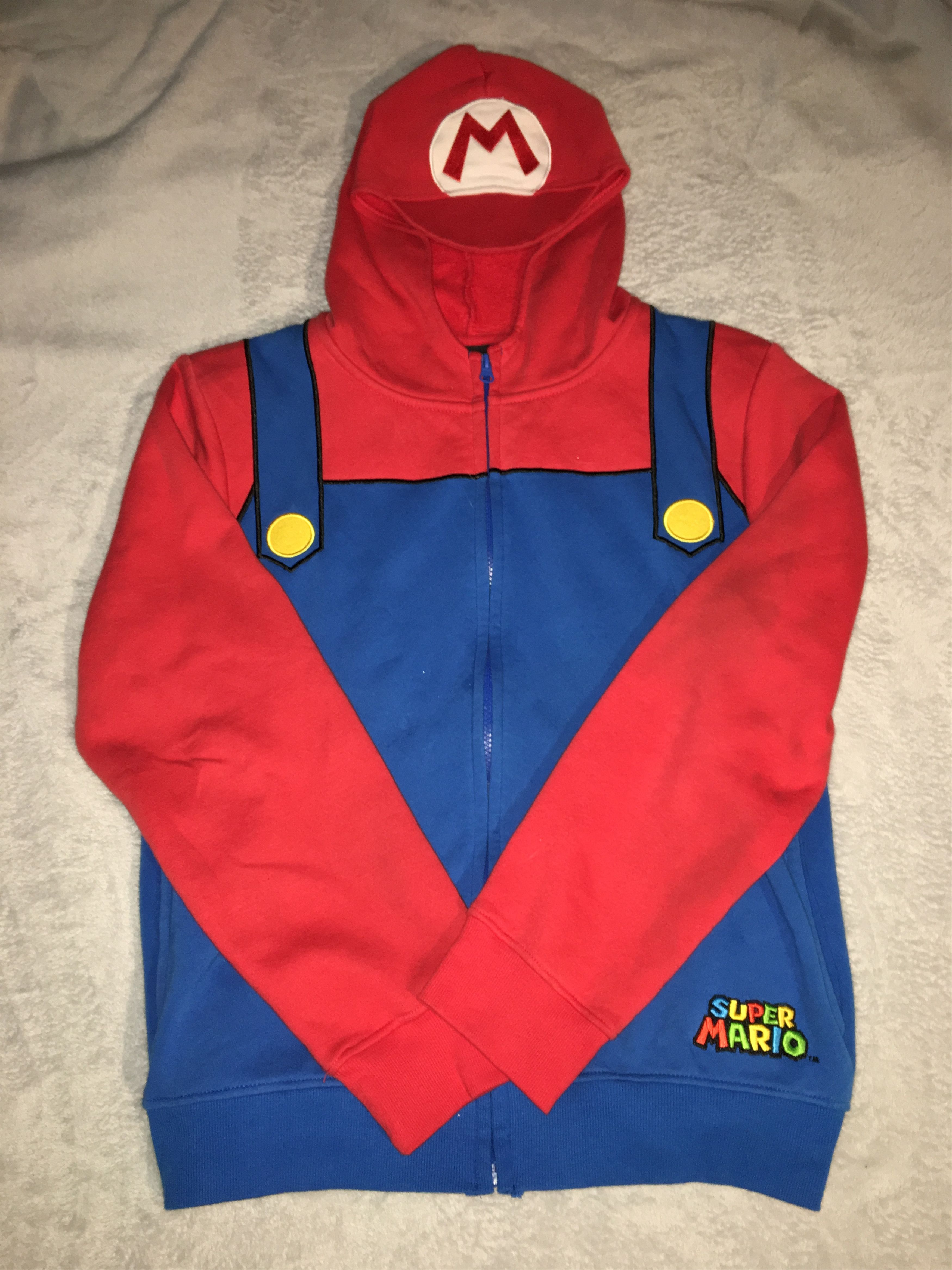 Vintage Super Mario Zip Up Hoodie | Grailed